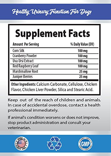 Chewable bladder health chews for pets
