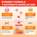 Chewable calcium and vitamin D