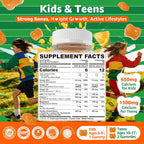 Chewable calcium for growing children