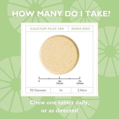 Chewable calcium for kids and adults