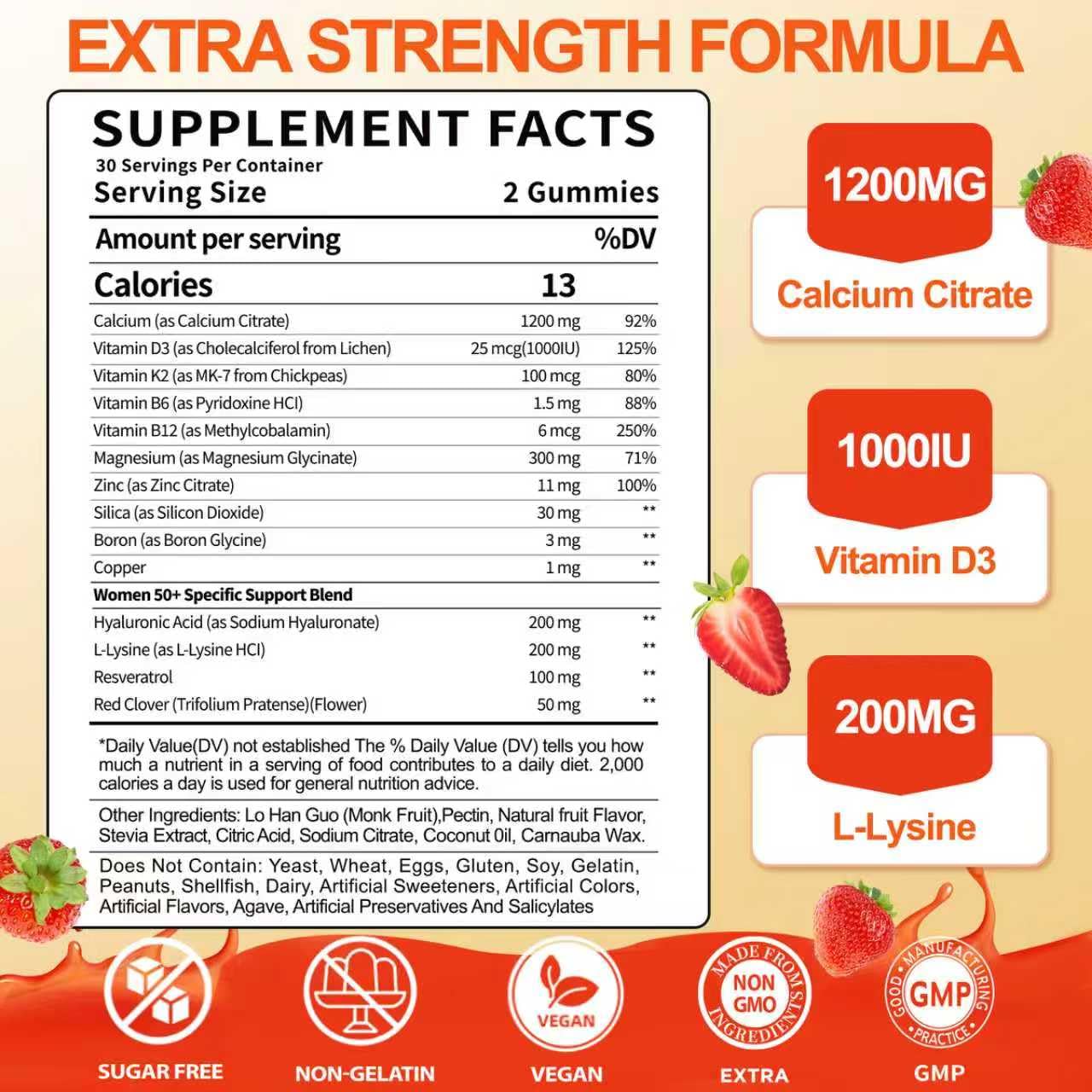 chewable calcium gummies for easy intake