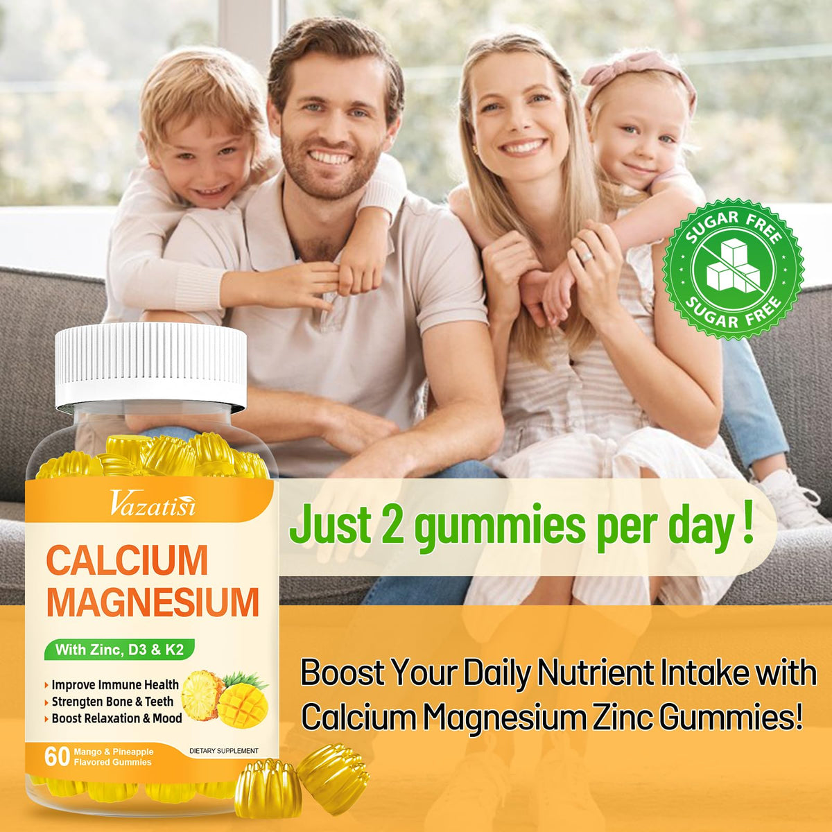 chewable calcium gummies with added vitamins
