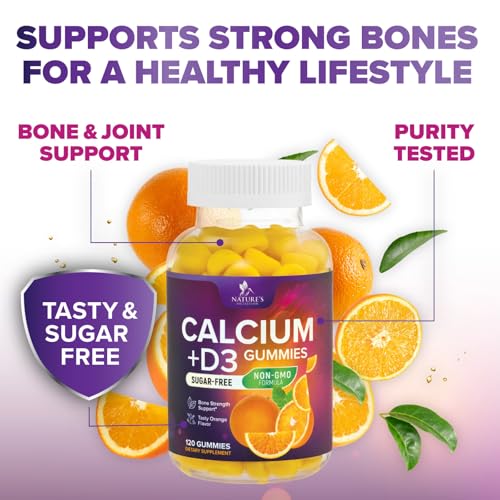 Chewable calcium gummies with Vitamin D