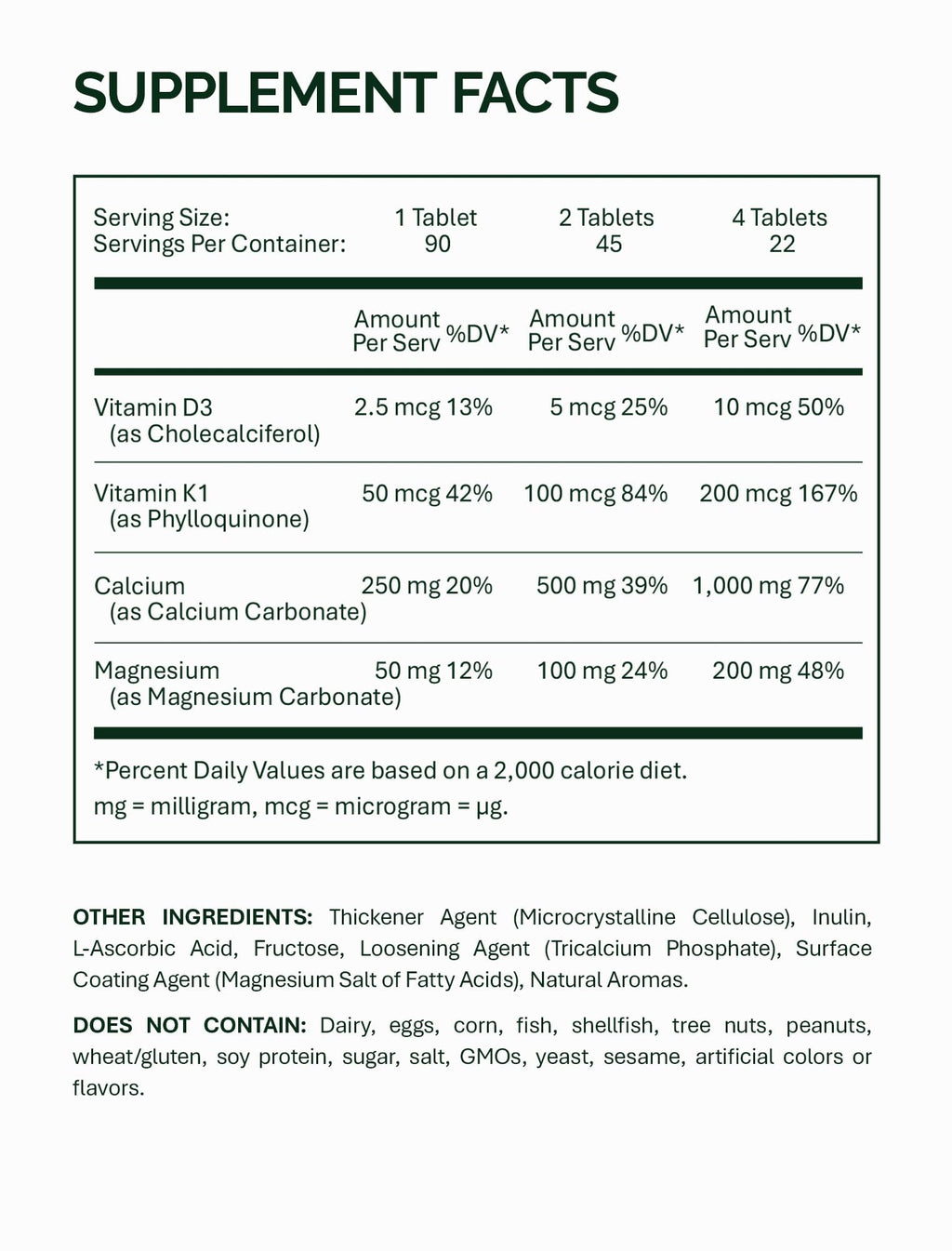 chewable calcium tablets with vitamins