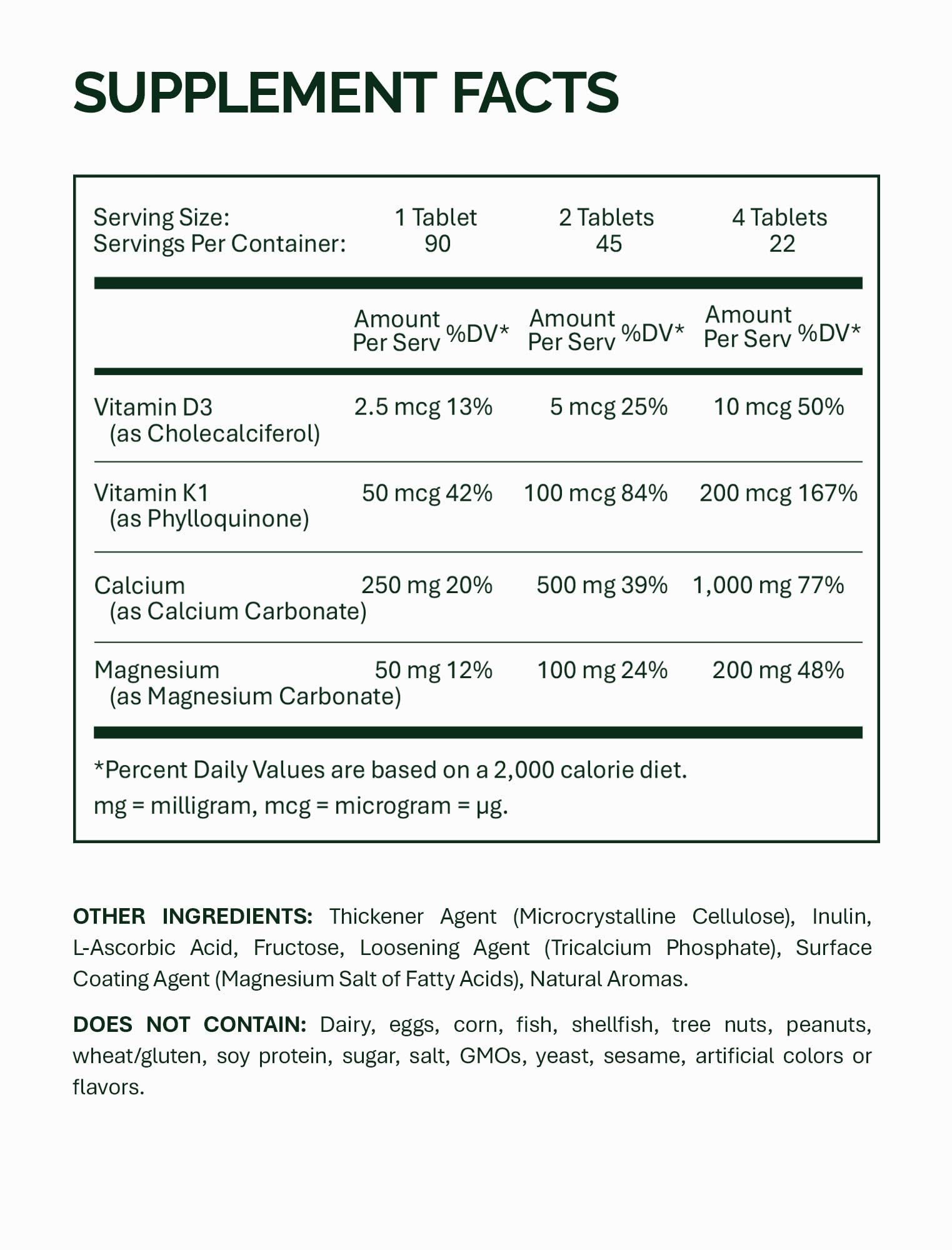 chewable calcium tablets with vitamins