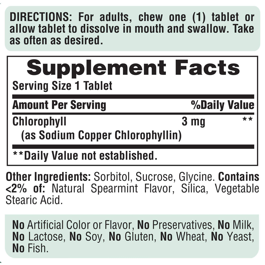 chewable chlorophyll for daily wellness
