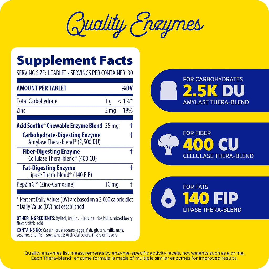 chewable digestive enzymes for comfort