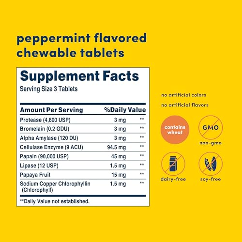 chewable digestive enzymes for digestion