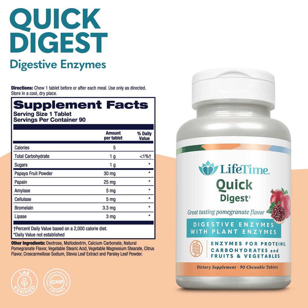 chewable digestive enzymes for easy digestion
