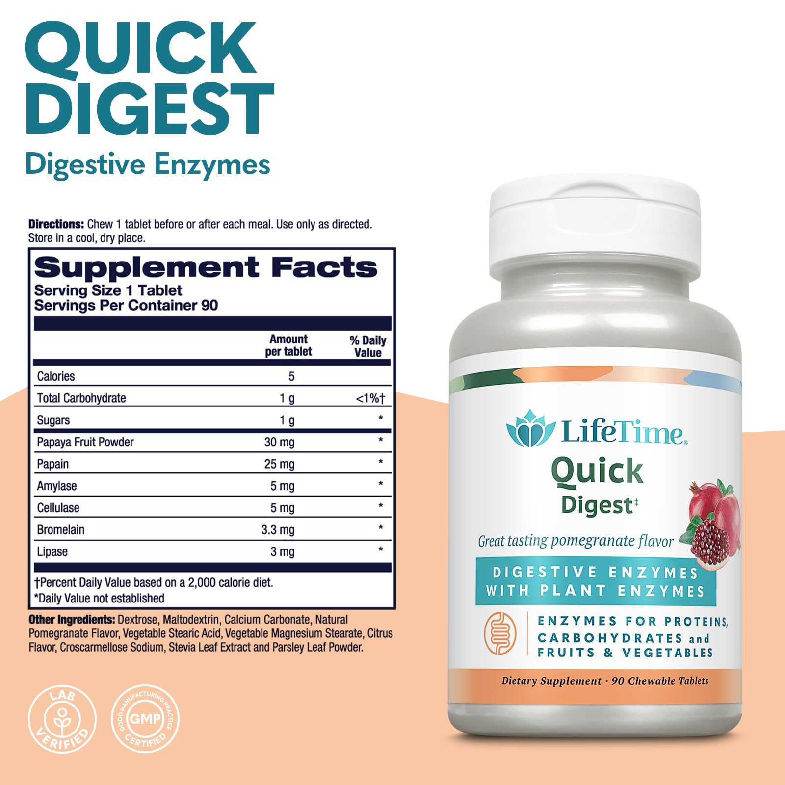 chewable digestive enzymes for easy digestion