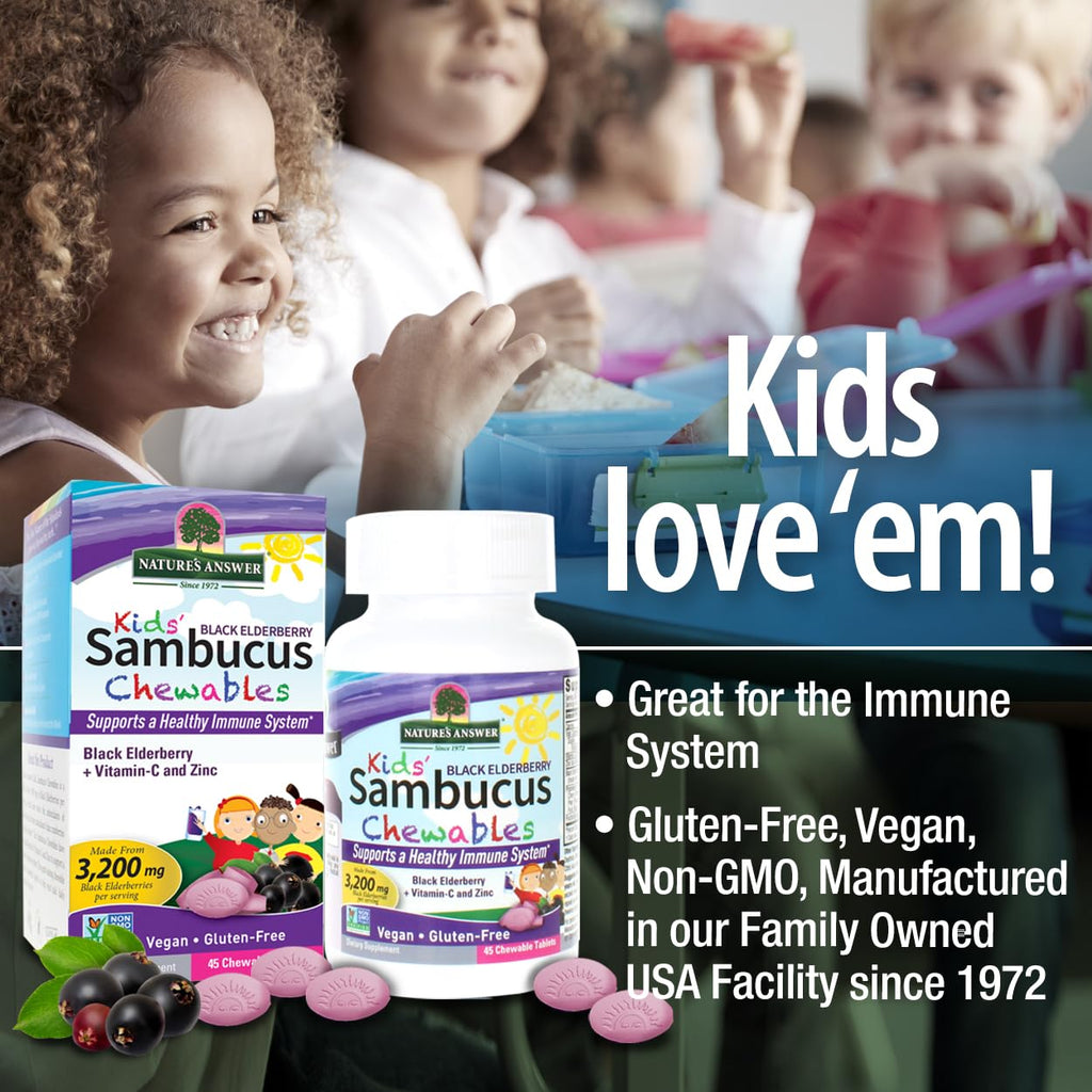 chewable elderberry for kids health
