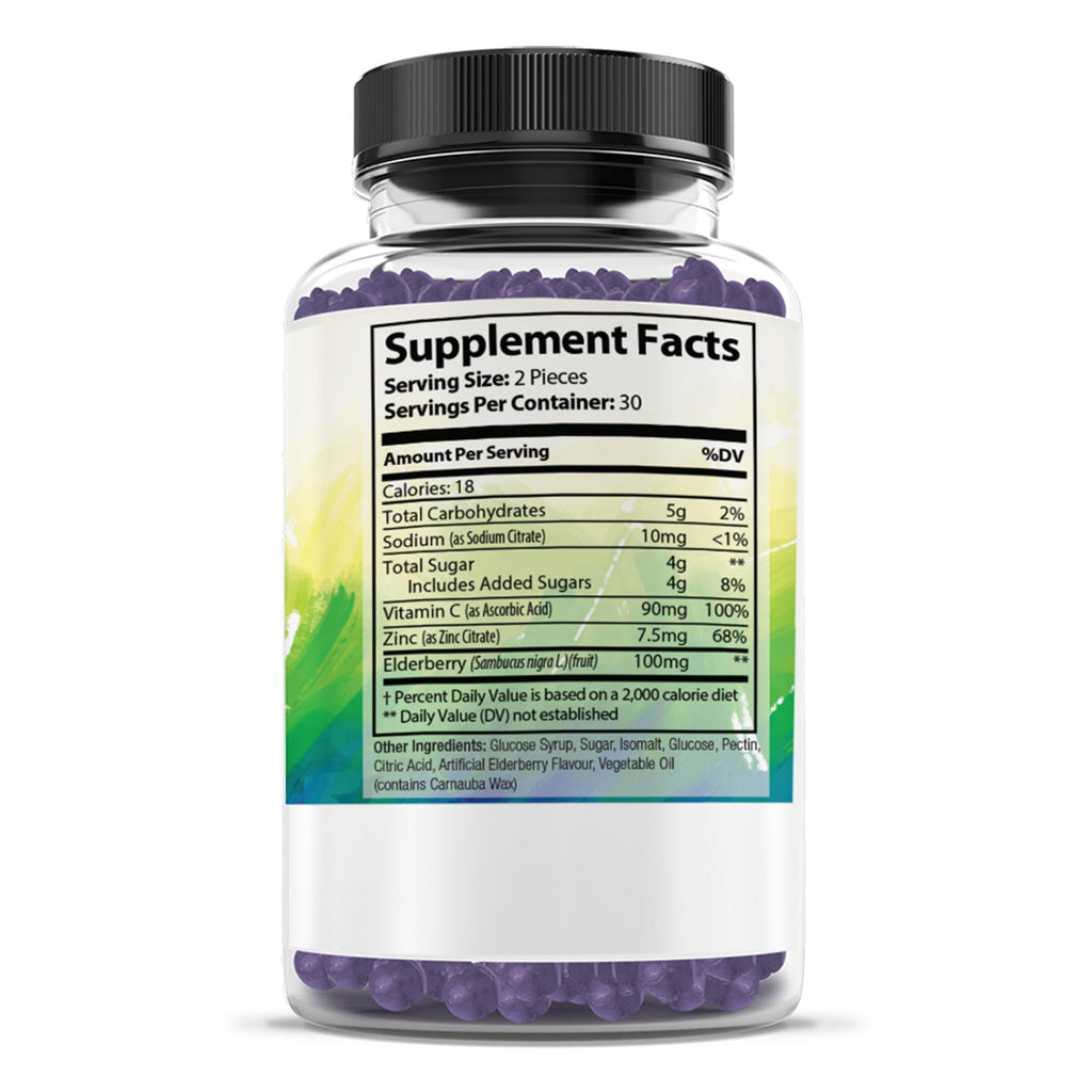 chewable elderberry gummies for daily health