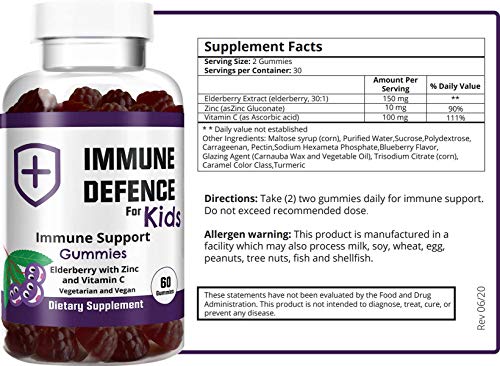 chewable elderberry gummies with zinc