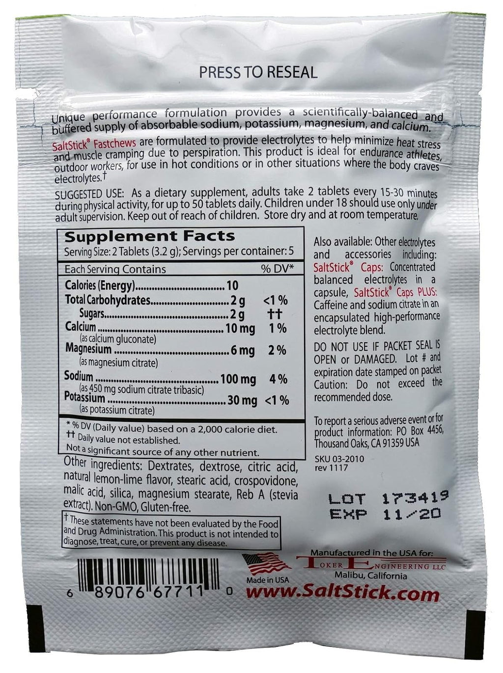 chewable electrolytes for hydration support
