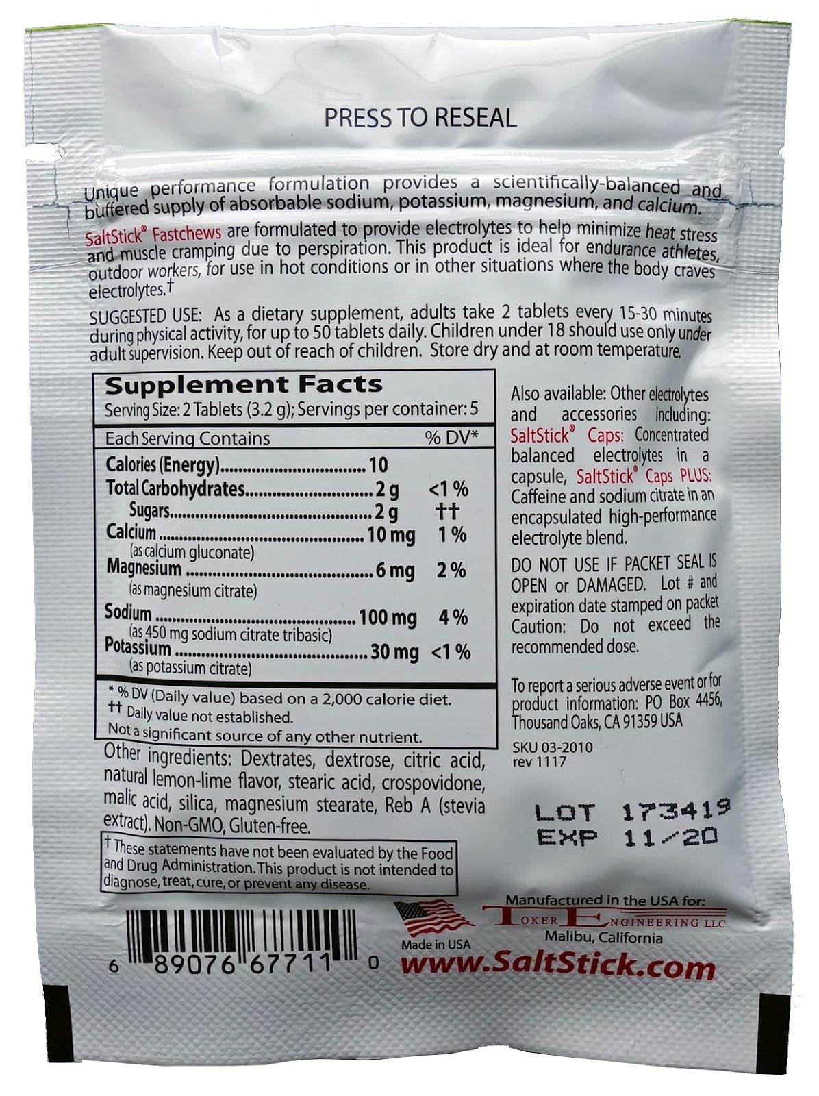 chewable electrolytes for hydration support
