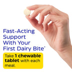 Chewable enzymes for digestive health