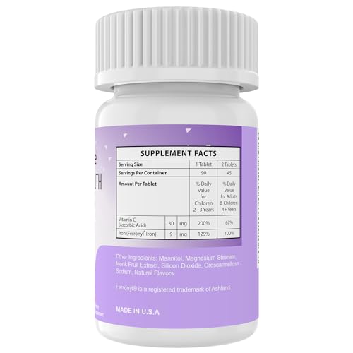 Chewable iron for better absorption
