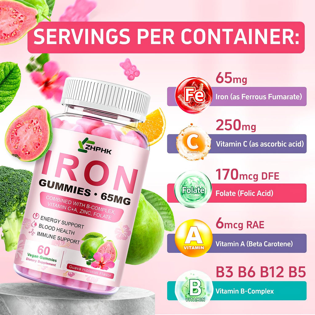 chewable iron gummies for adults