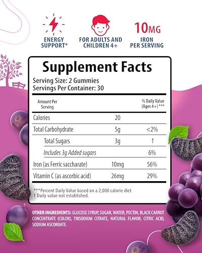 chewable iron supplement with bisglycinate