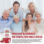 Chewable iron vitamins for adults