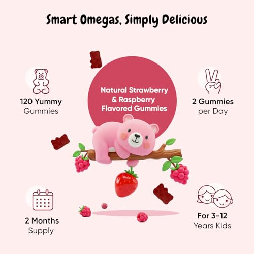 Chewable kids gummies for immune health