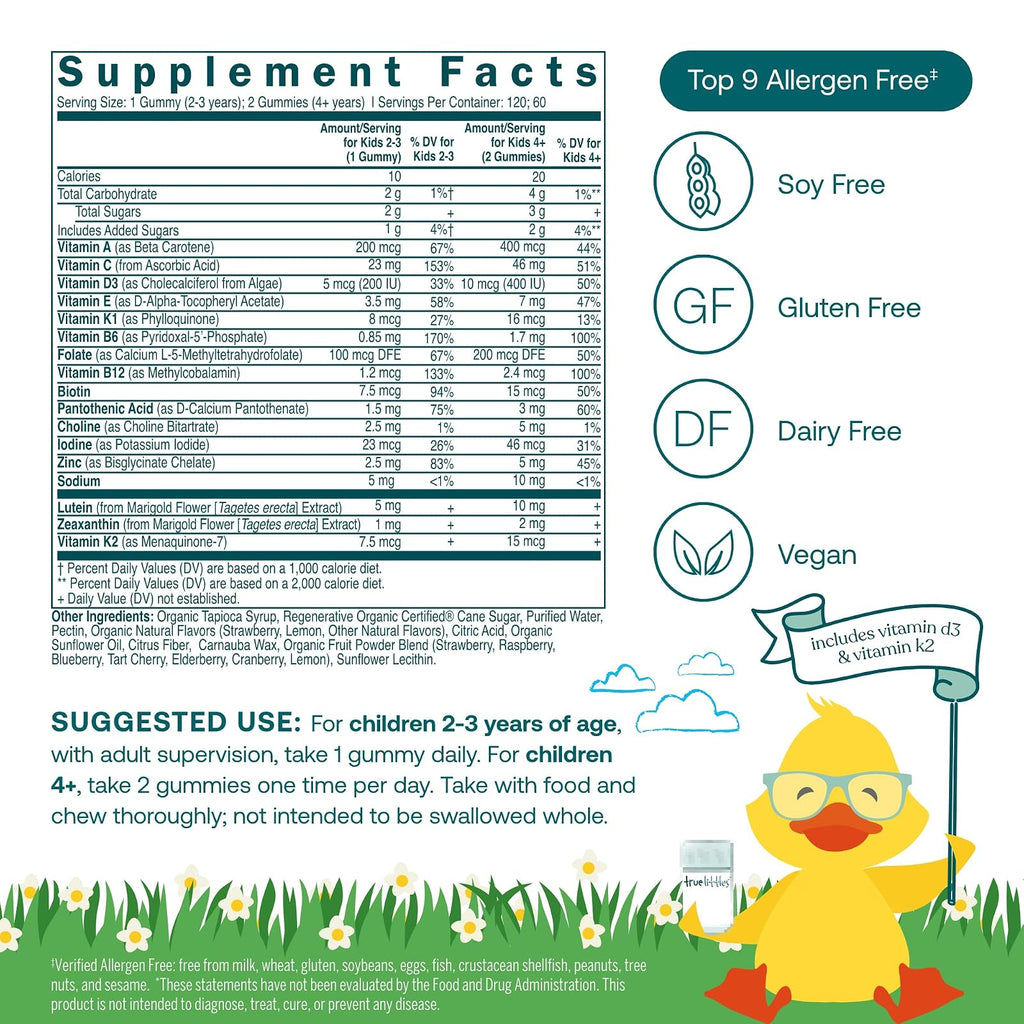 chewable kids vitamins with essential nutrients