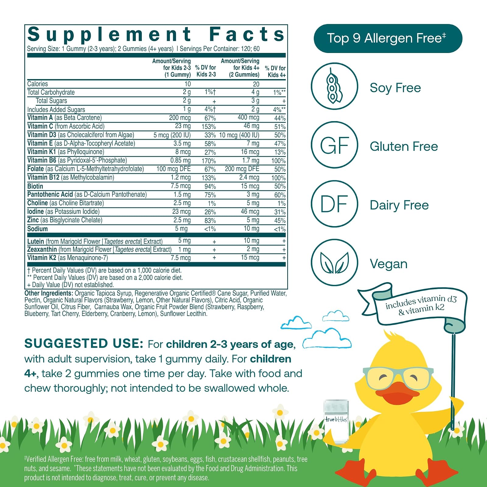 chewable kids vitamins with essential nutrients