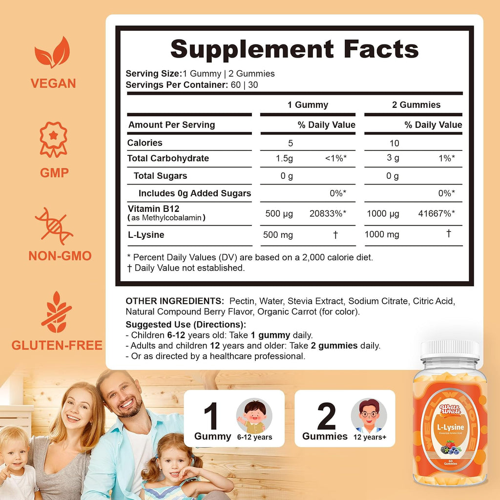 chewable l-lysine for daily wellness