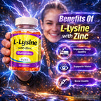 chewable l-lysine with zinc supplement