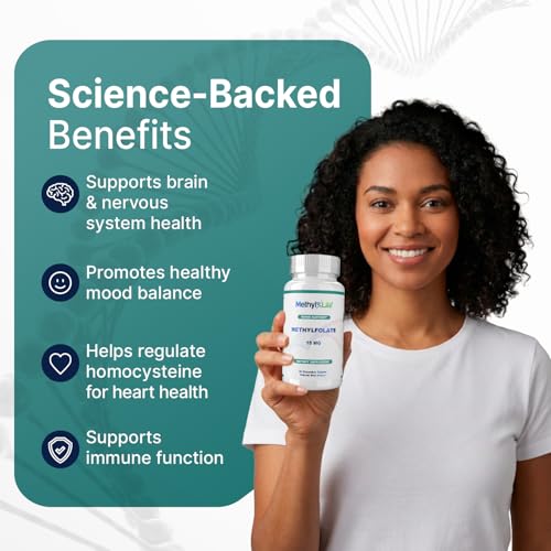 Chewable L-Methylfolate for easy intake