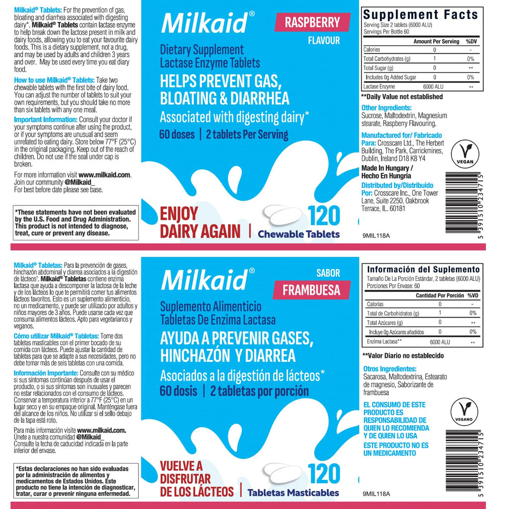 chewable lactase for better digestion