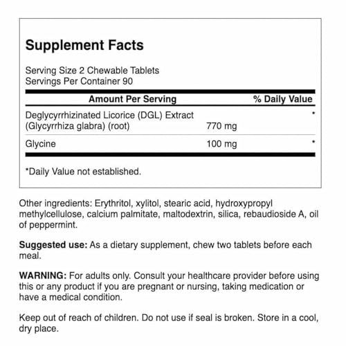 chewable licorice root for gut health