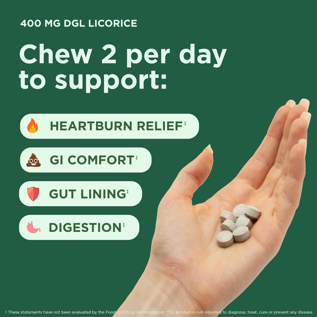 chewable licorice root tablets