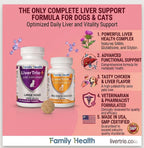 Chewable liver tablets for large breeds