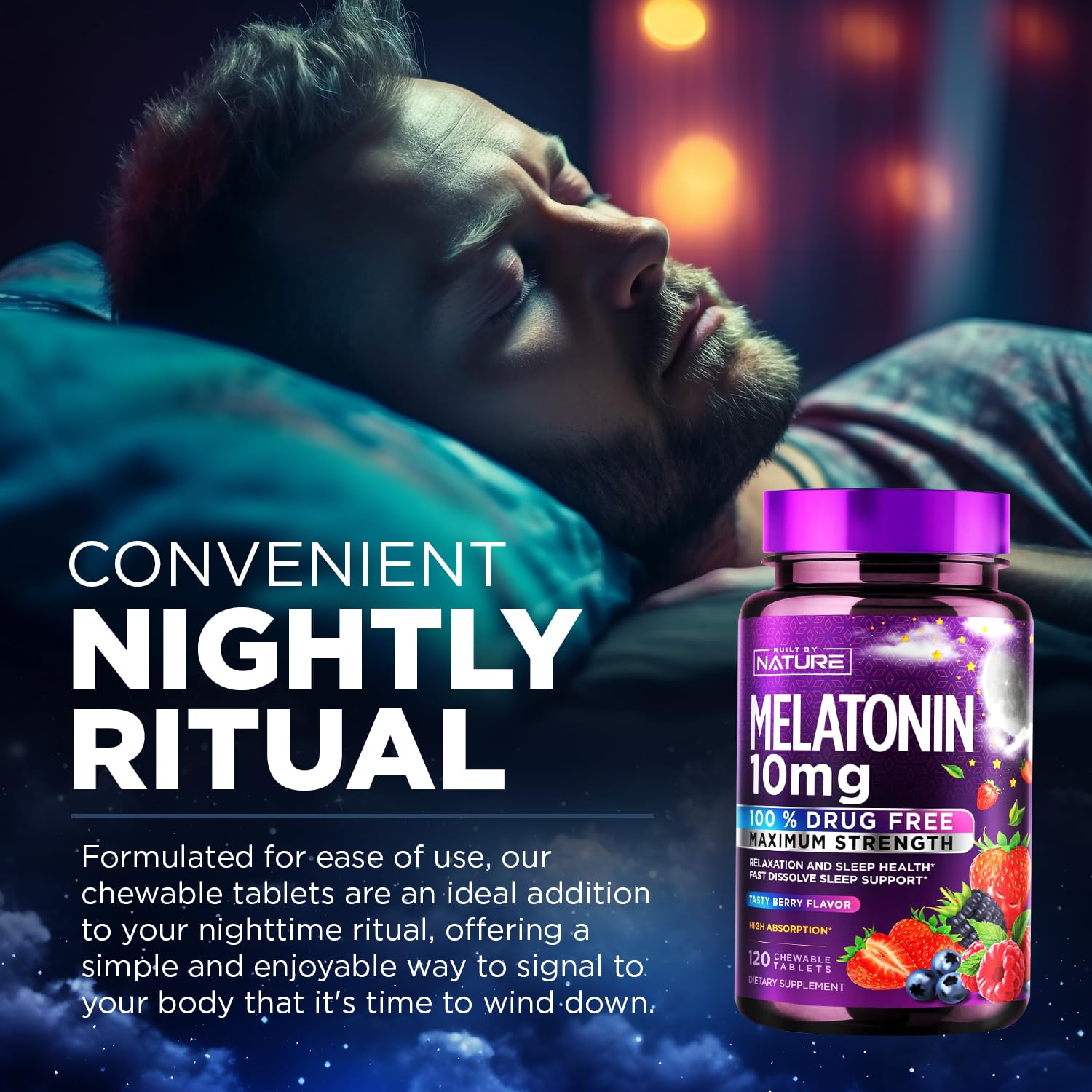 chewable melatonin for easy bedtime routine