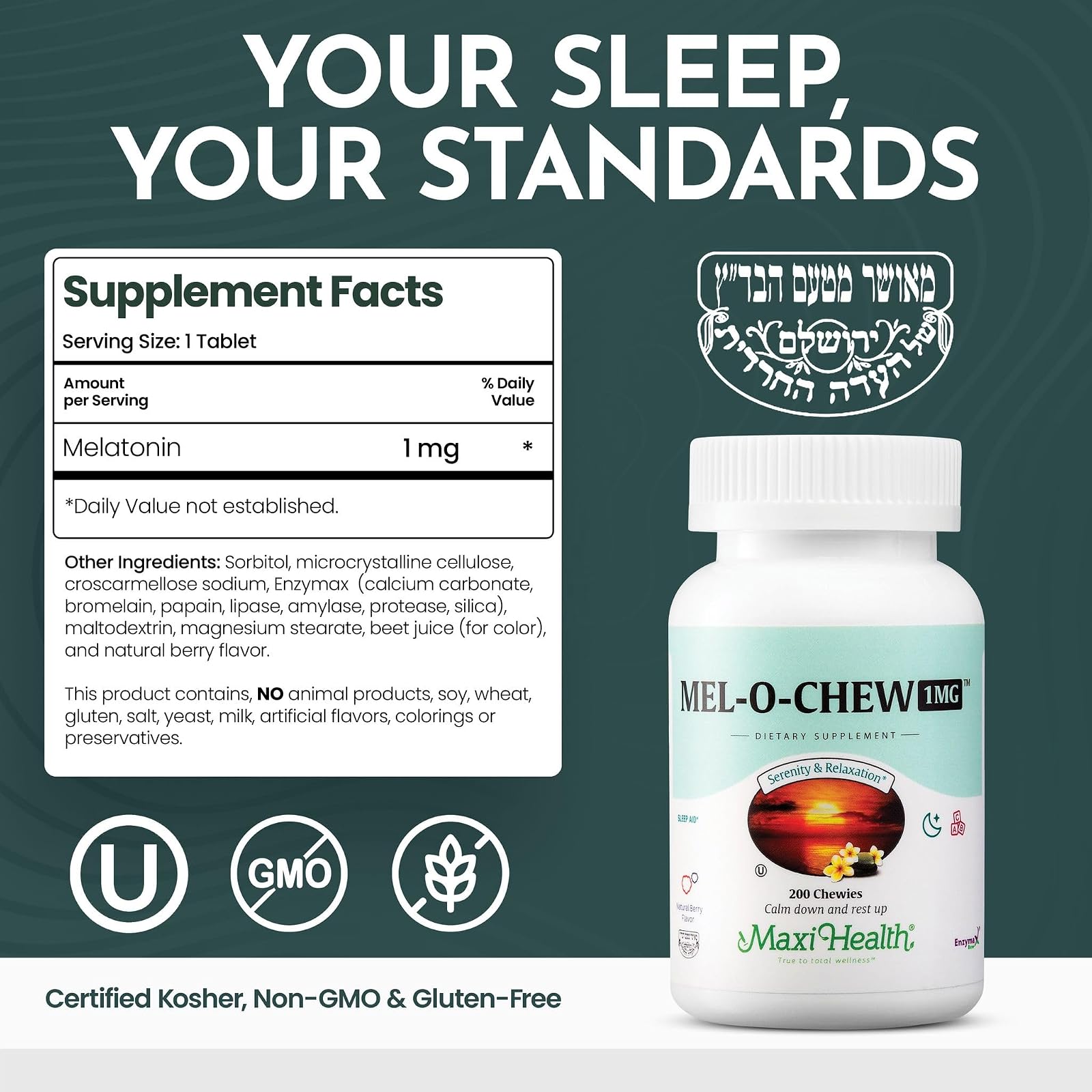 chewable melatonin for easy consumption