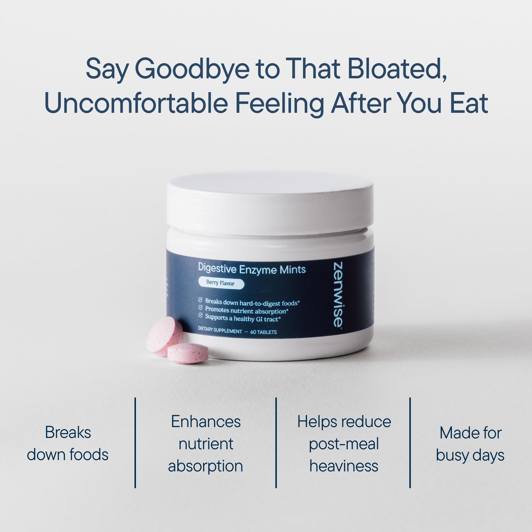 chewable mints for digestive relief