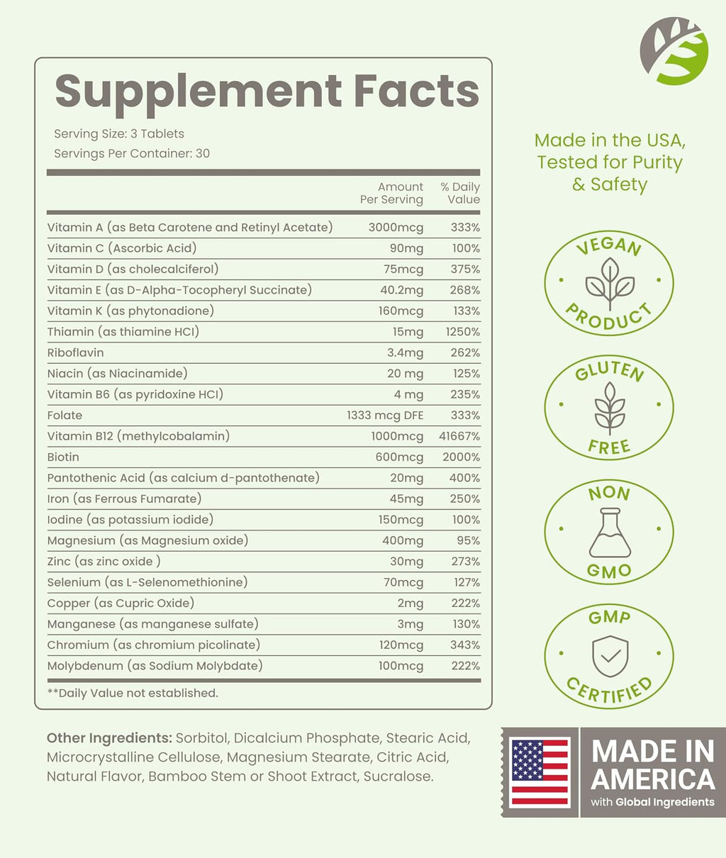 chewable multivitamin for women