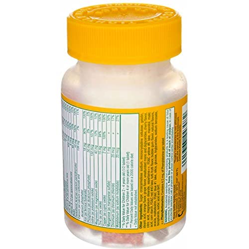 chewable multivitamin with essential nutrients