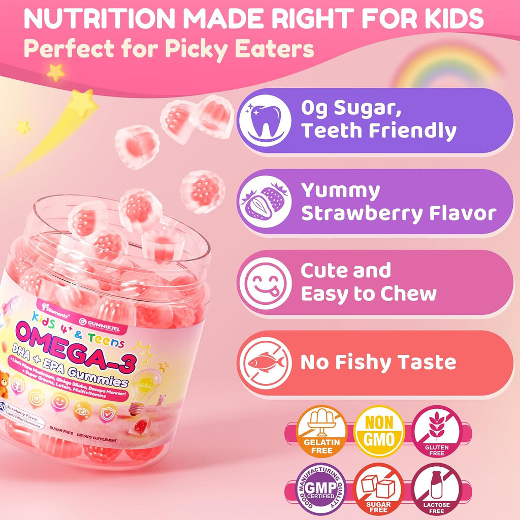 chewable omega 3 gummies for children