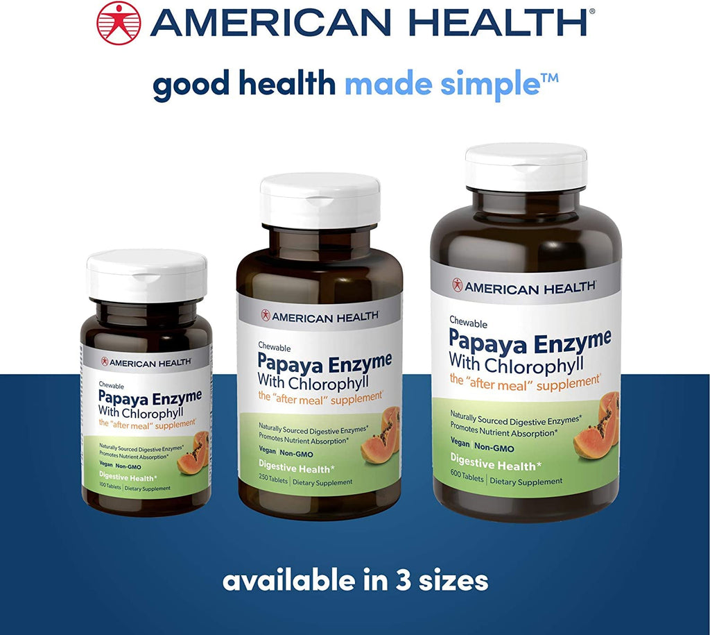 chewable papaya enzyme for digestion