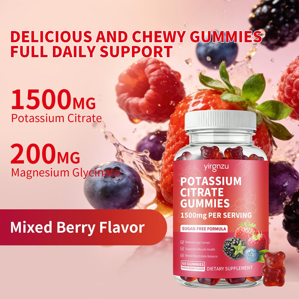 chewable potassium citrate for muscle health