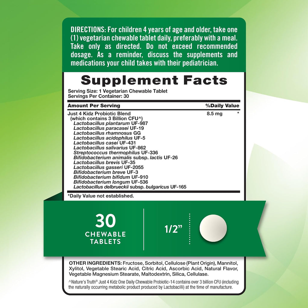 chewable probiotics for children's health