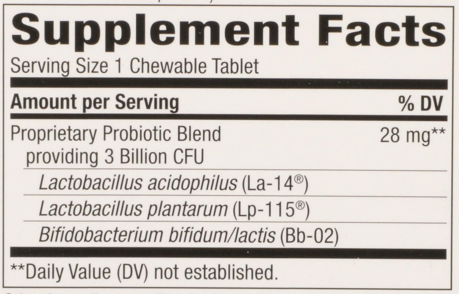 chewable probiotics for digestive health