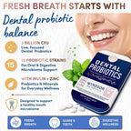 Chewable probiotics for oral health