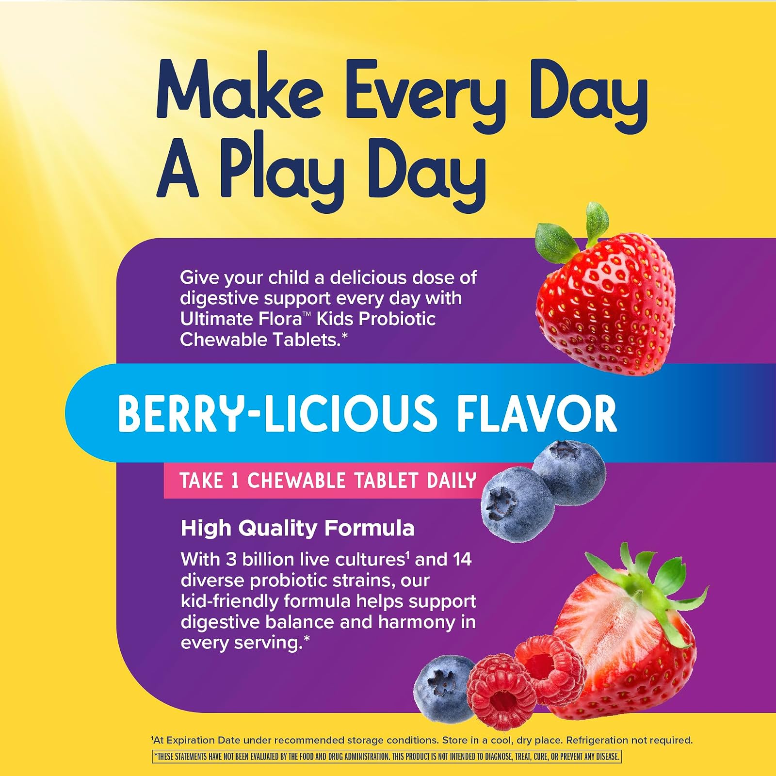 chewable probiotics with 50 billion cfu