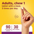 chewable tablets for digestive comfort