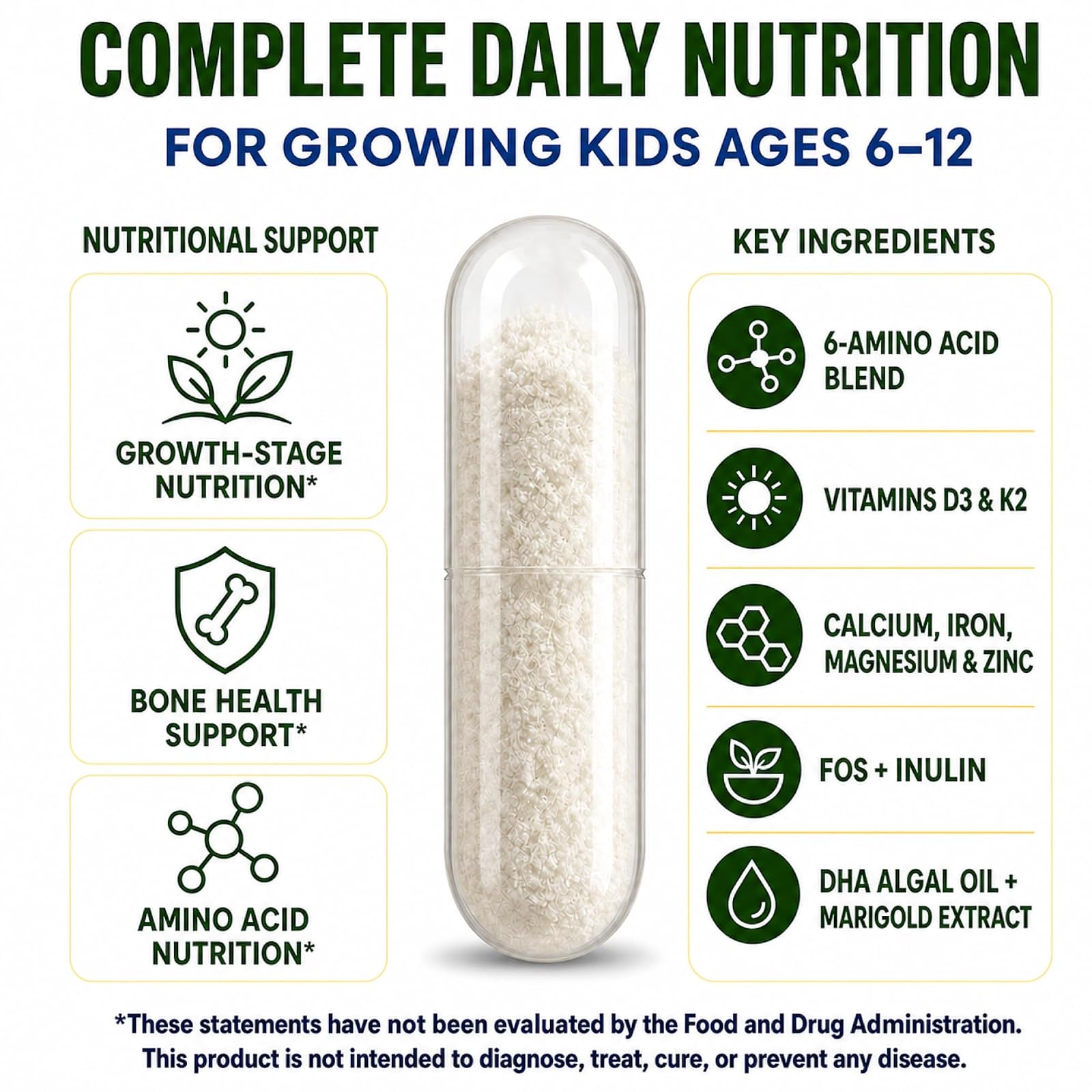 chewable tablets for healthy growth