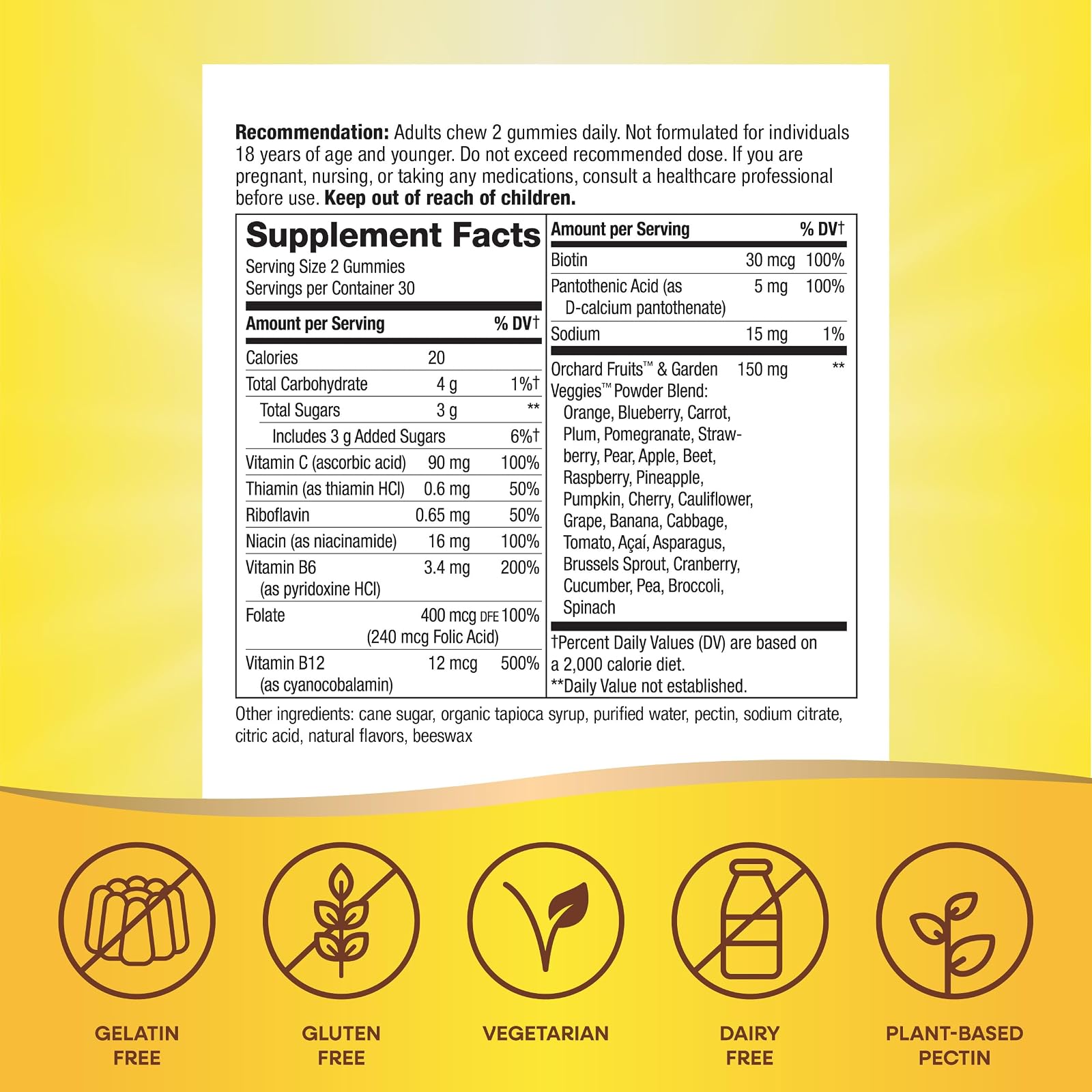 chewable vitamin b complex for energy