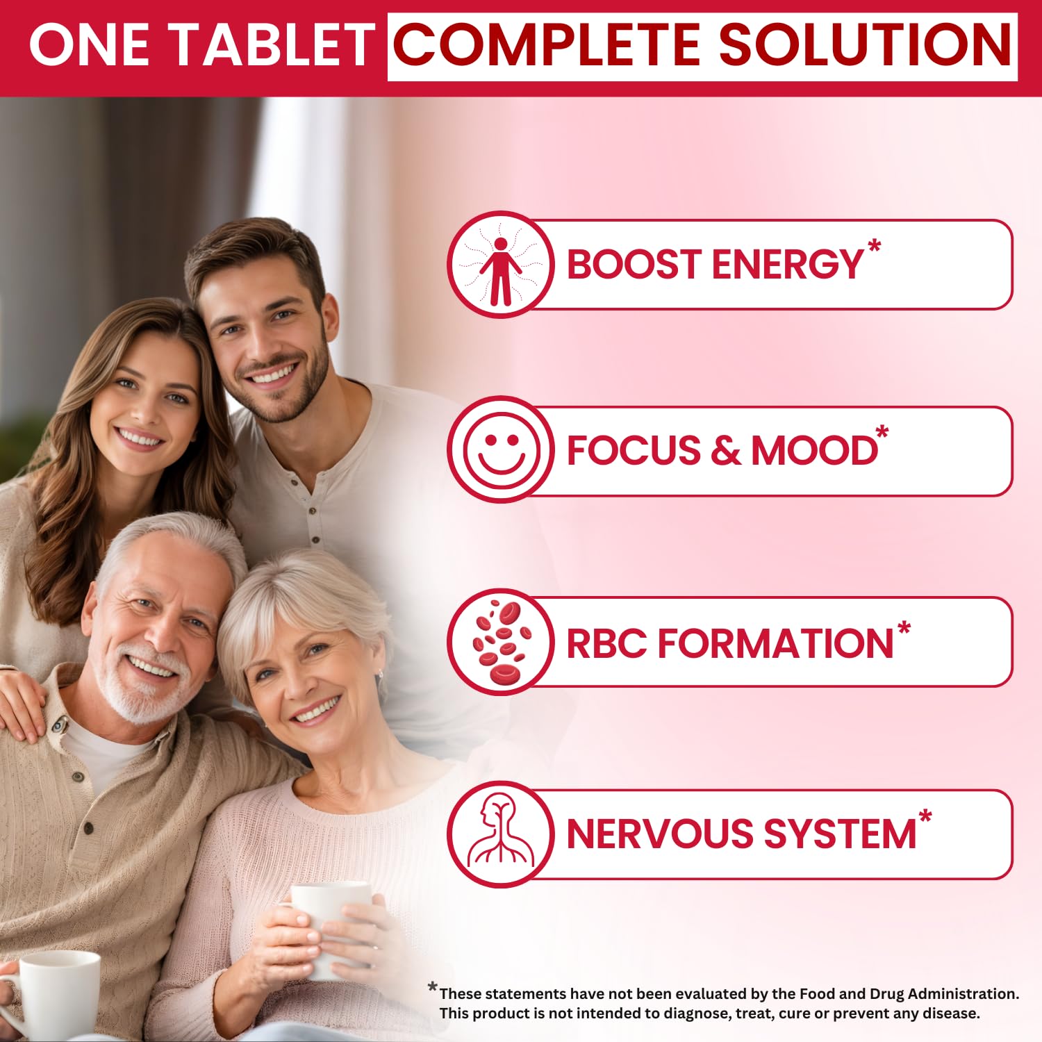 chewable Vitamin B12 for easy intake